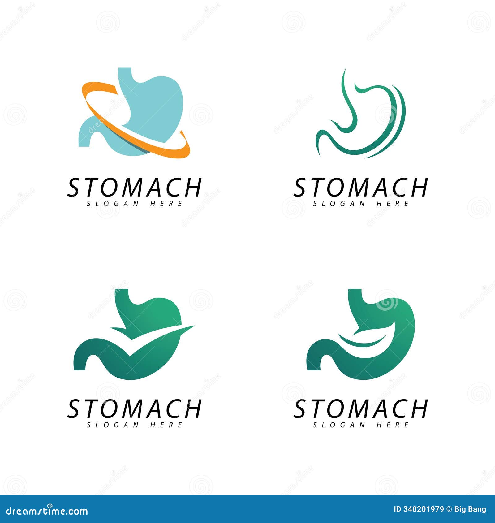 Stomach Care Logo Vector Design Template, Creative Stomach Symbol ...