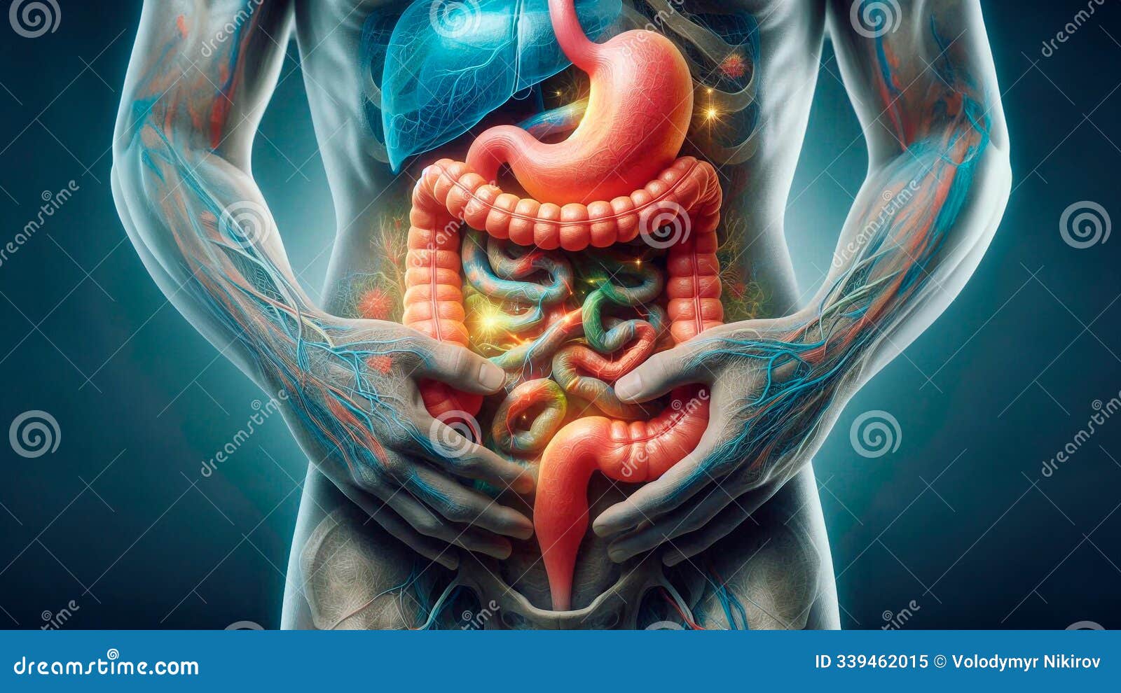 Stomach Close Up, Concept of Healthy Digestion and Digestive System ... Stomach Close Up, Concept of Healthy Digestion and Digestive System ...