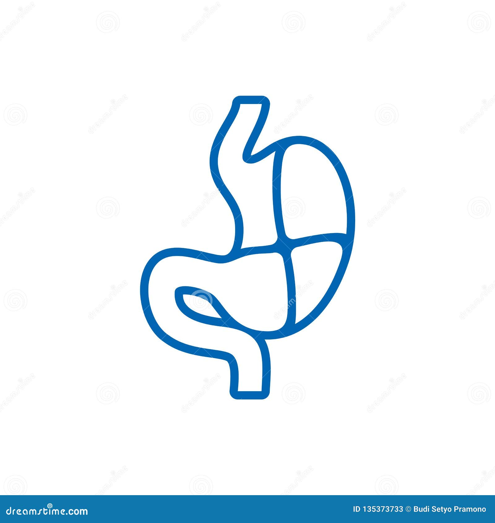 Stomach Logo Design Concept, Stomach with Colorful Logo Design Template ...