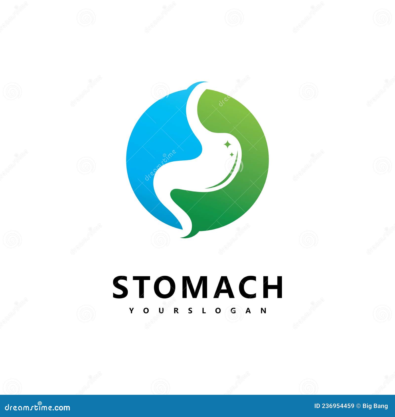 Stomach Logo Vector Design Template Stock Vector - Illustration of icon ...