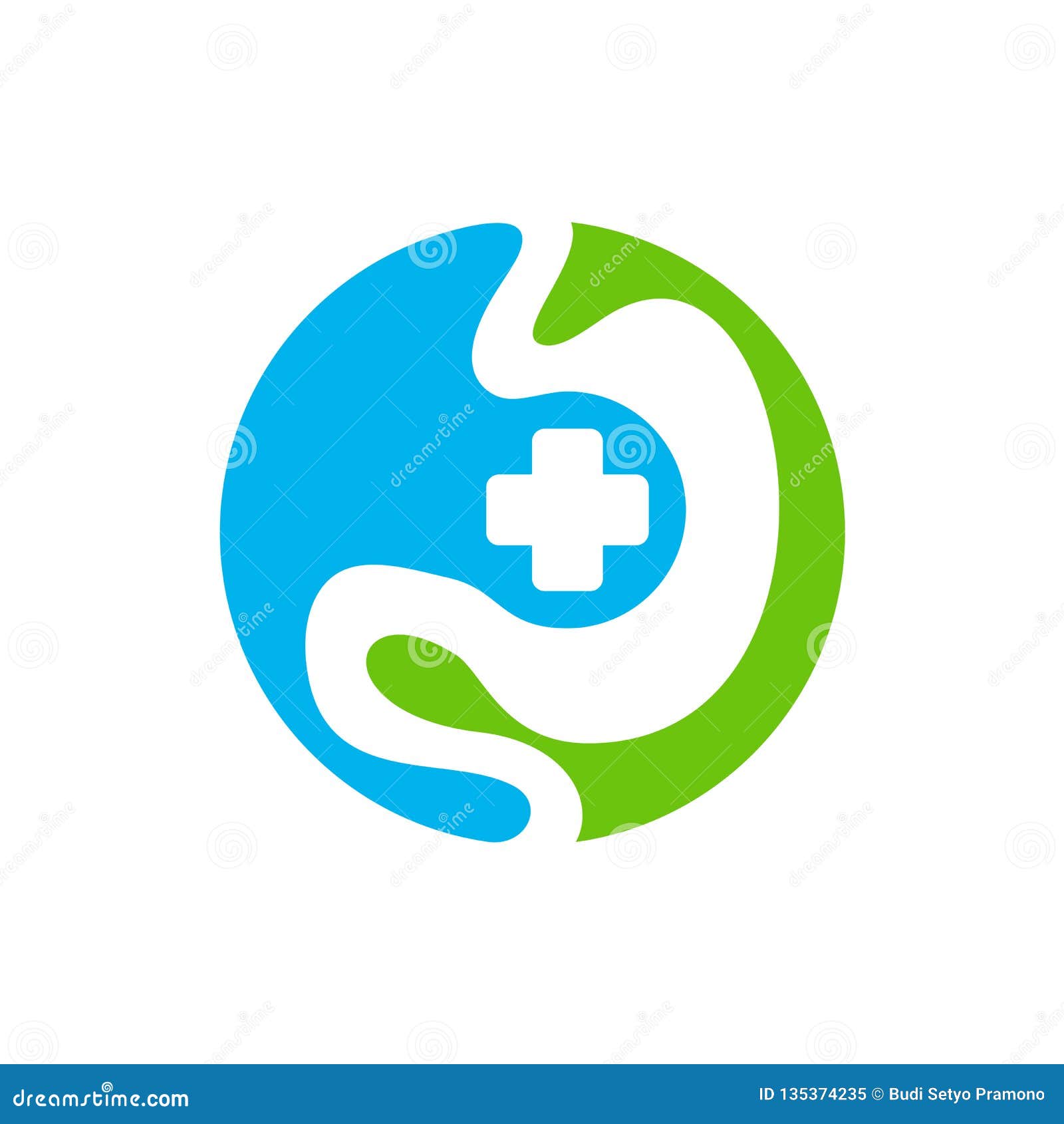 Stomach With Plus Logo Simbol, Healthy Stomach Logo Design Template ...