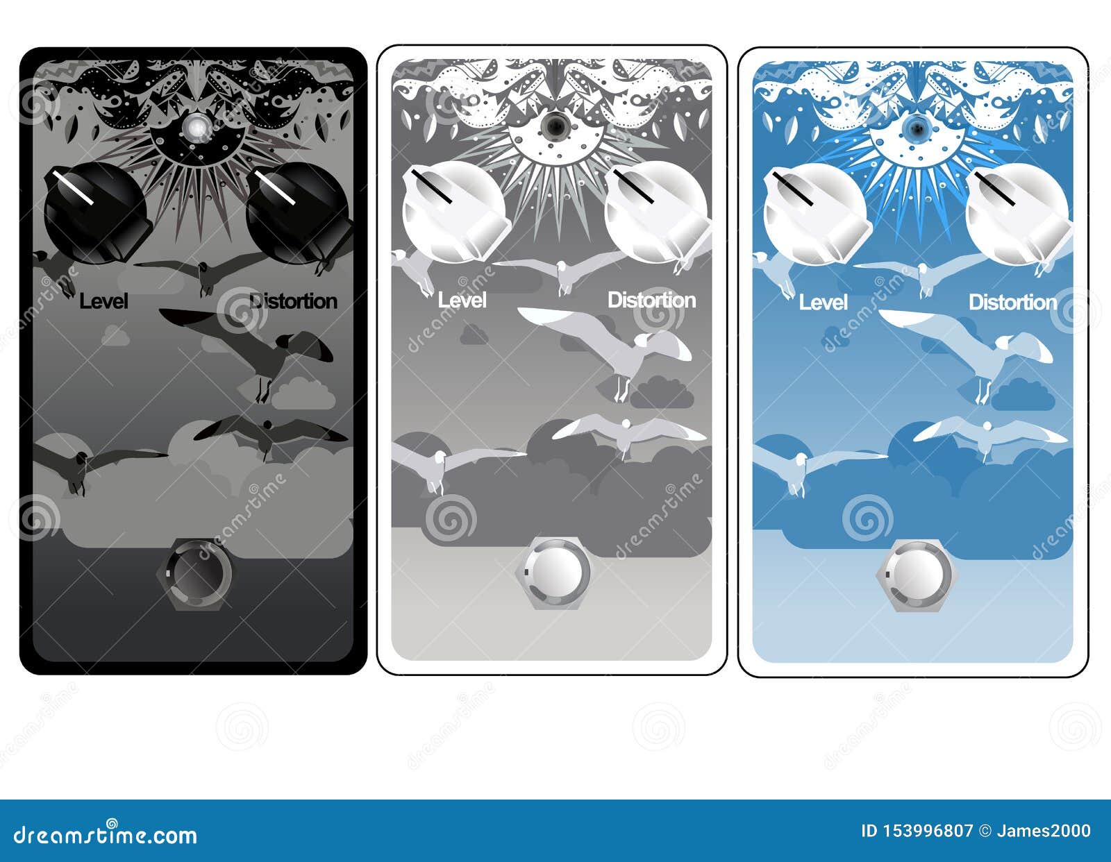 Stomp box design cover stock illustration. Illustration of stomp ...