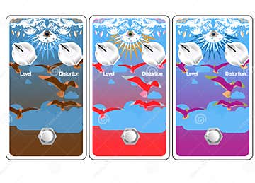 Stomp box design stock vector. Illustration of icon - 153997032