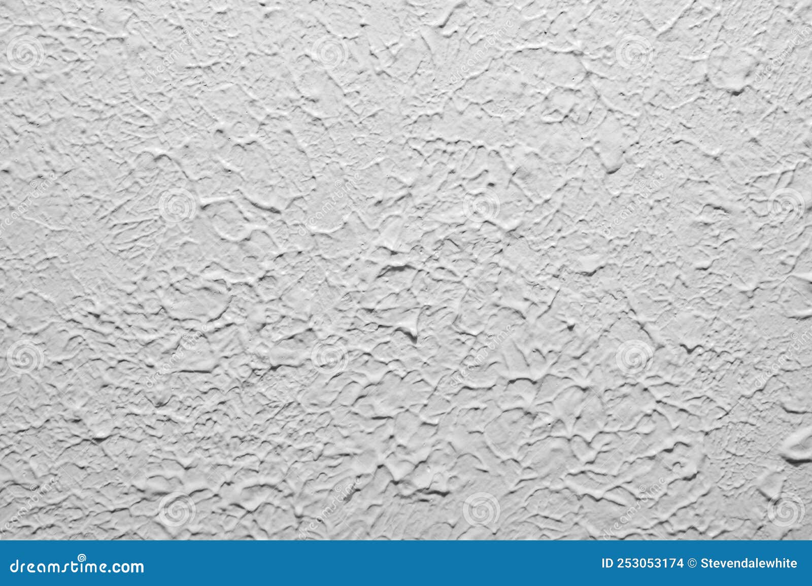 Stomp Brush Style Drywall Texture from the 1980s. Stock Photo - Image ...