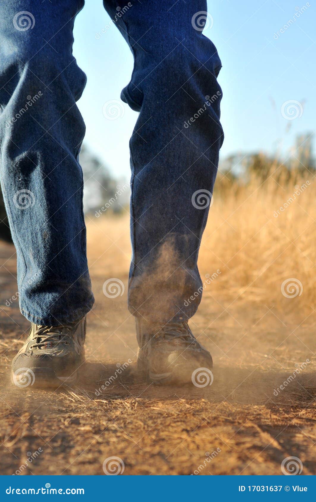 Stomping on Dirt stock image. Image of dusty, dirty, jump - 17031637