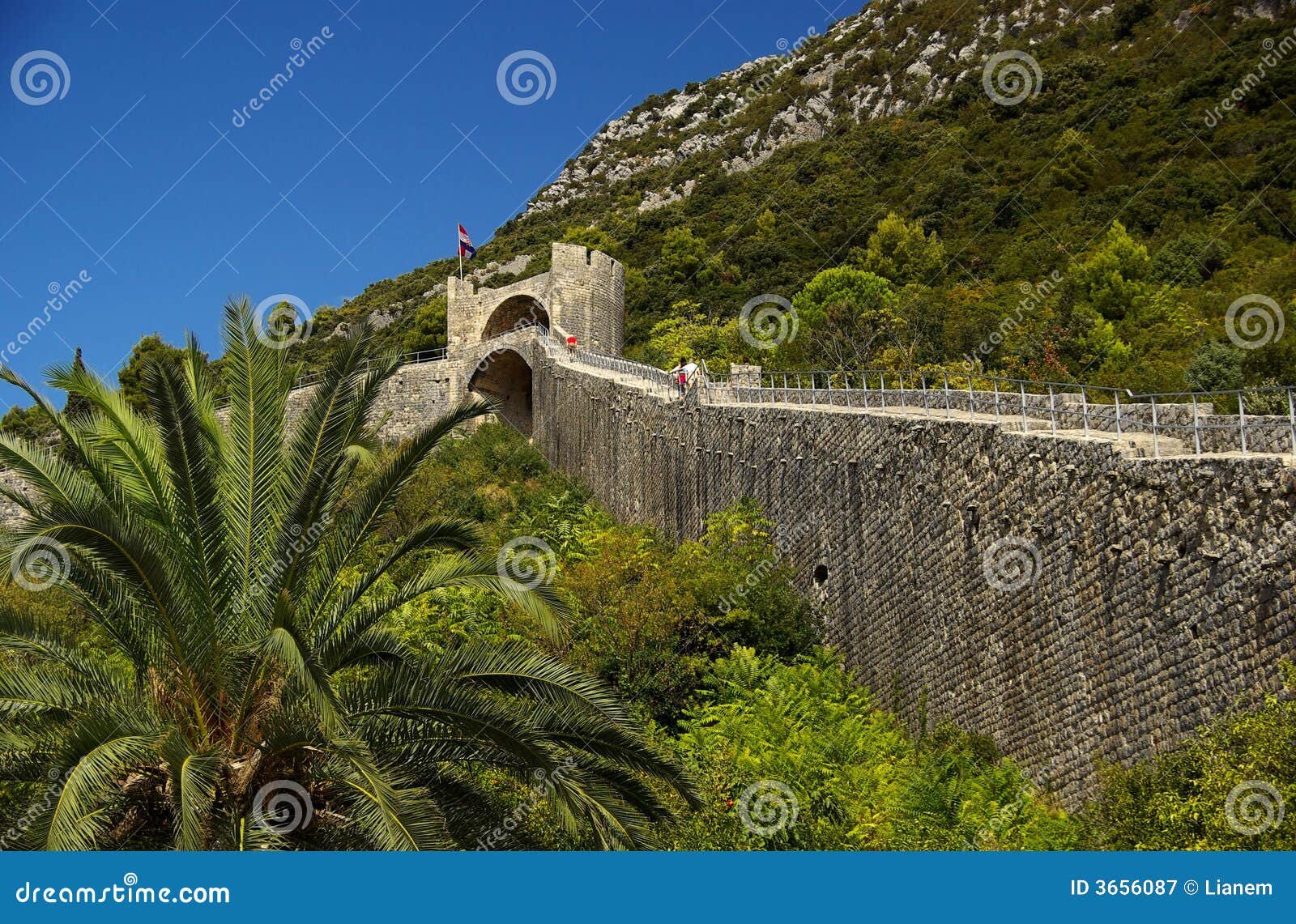 Ston 19 stock image. Image of castel, fortress, tower - 3656087