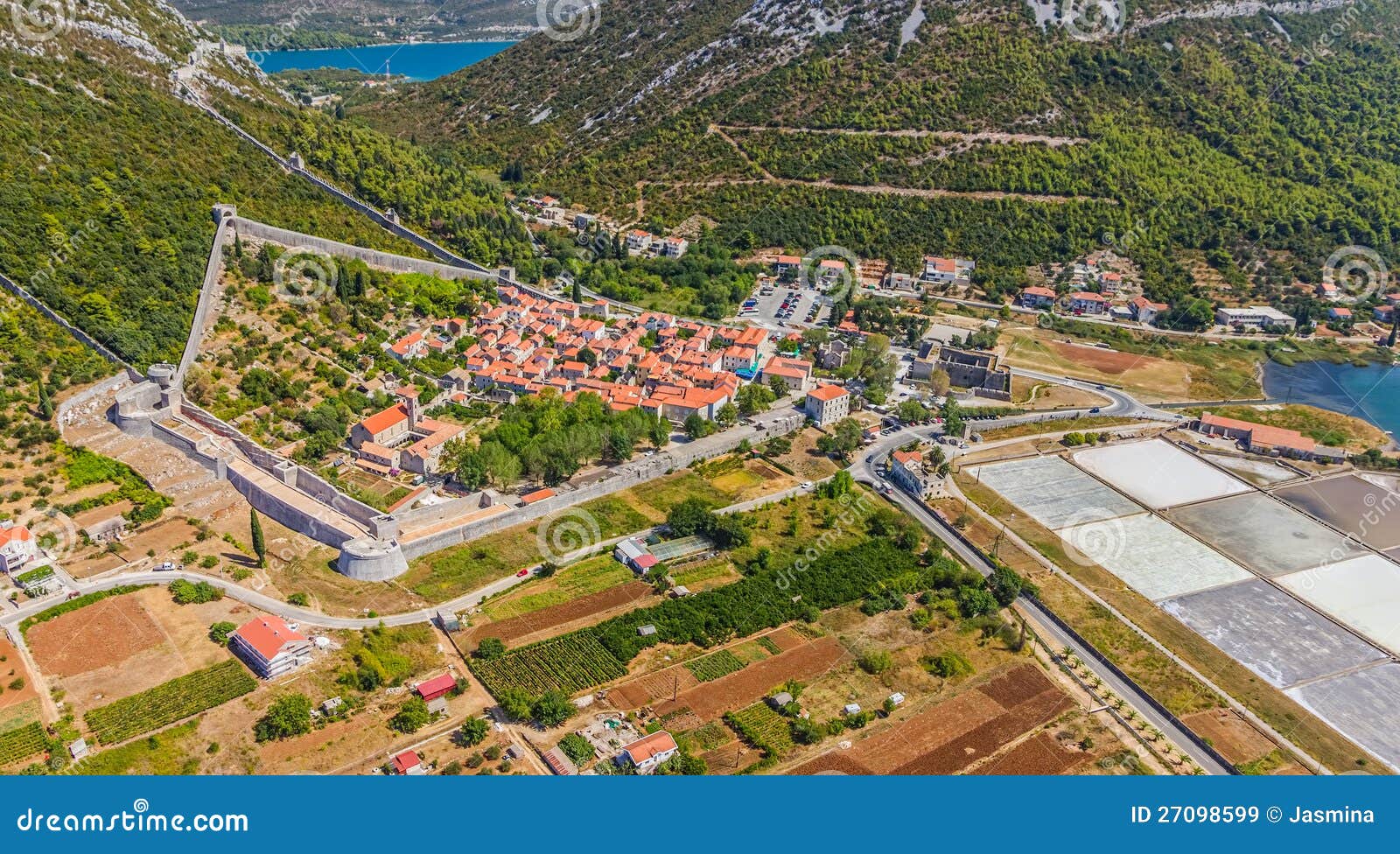 Ston stock image. Image of nature, croatia, fortress - 27098599