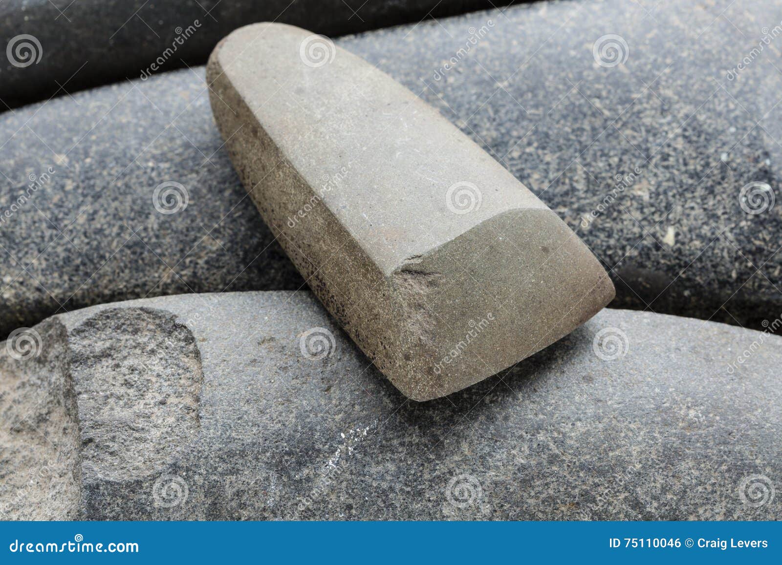 Stone Adze stock photo. Image of sharp, tool, stone, chop - 75110046