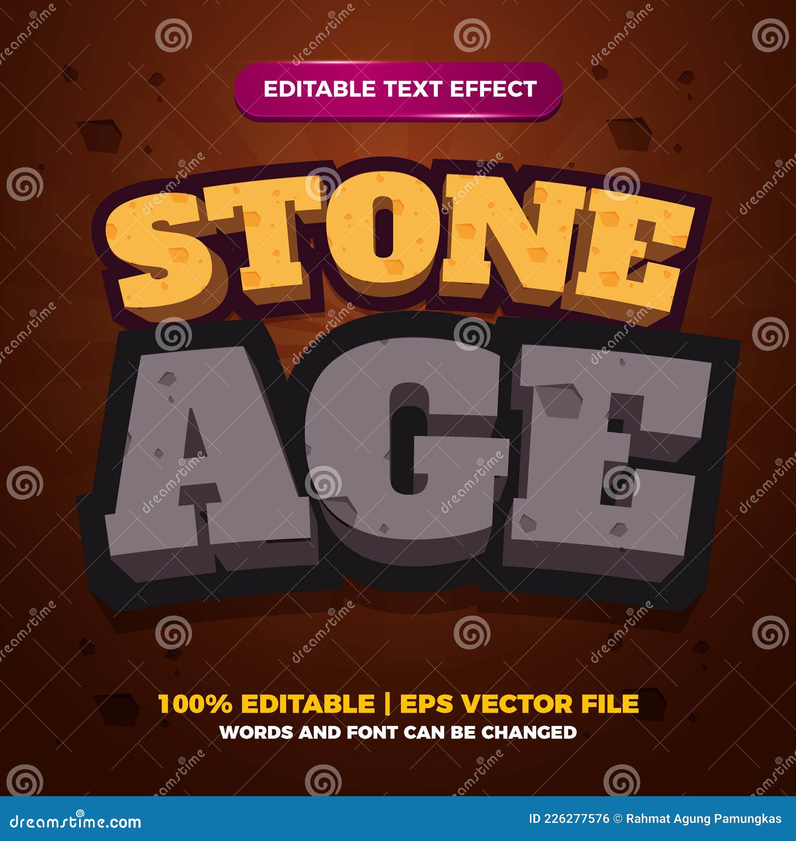 Stone Age Fonts Stock Illustrations – 3 Stone Age Fonts Stock ...