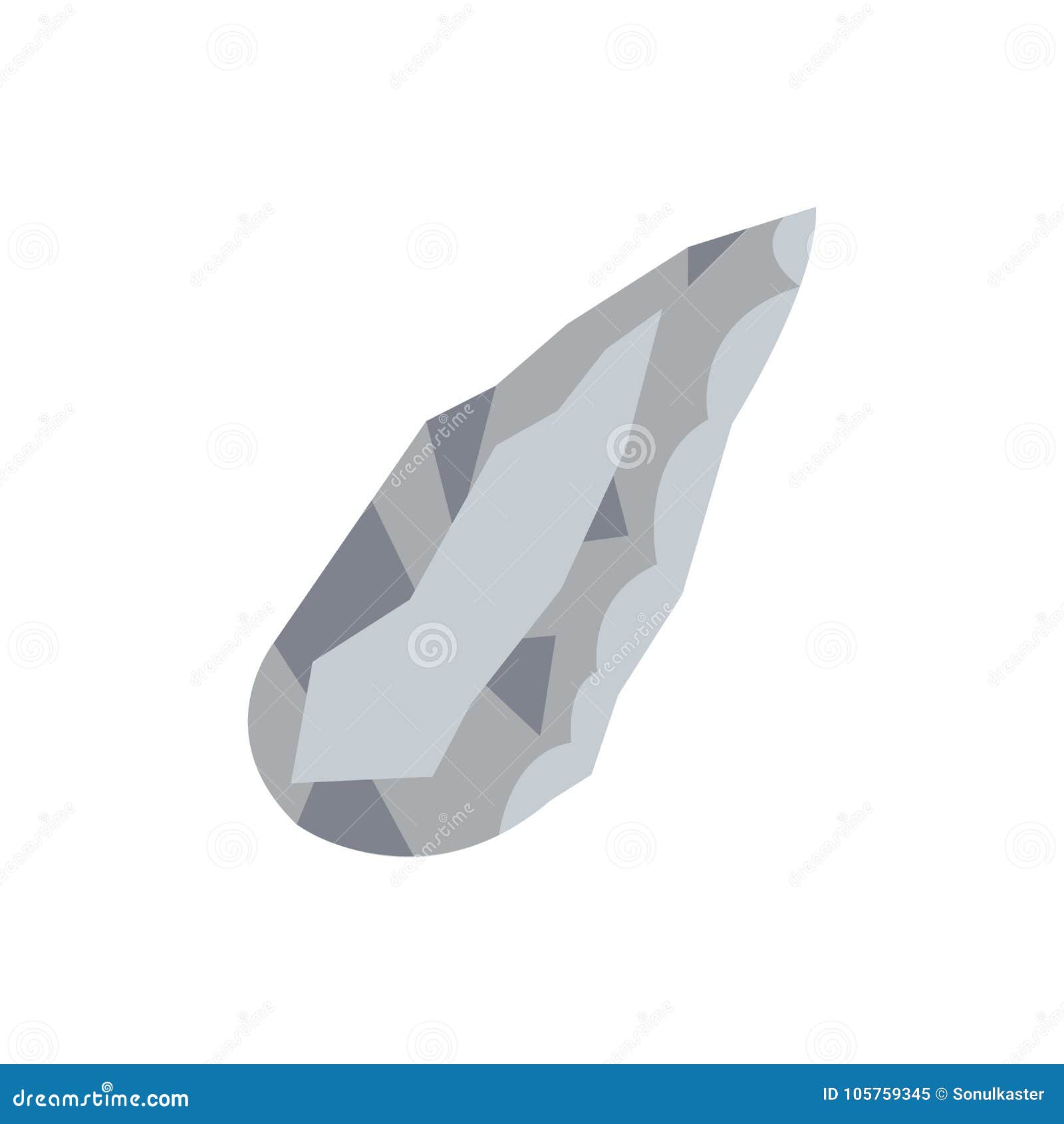 Stone Age Neanderthal Primitive Tool Vector Flat Icon Stock Vector ...