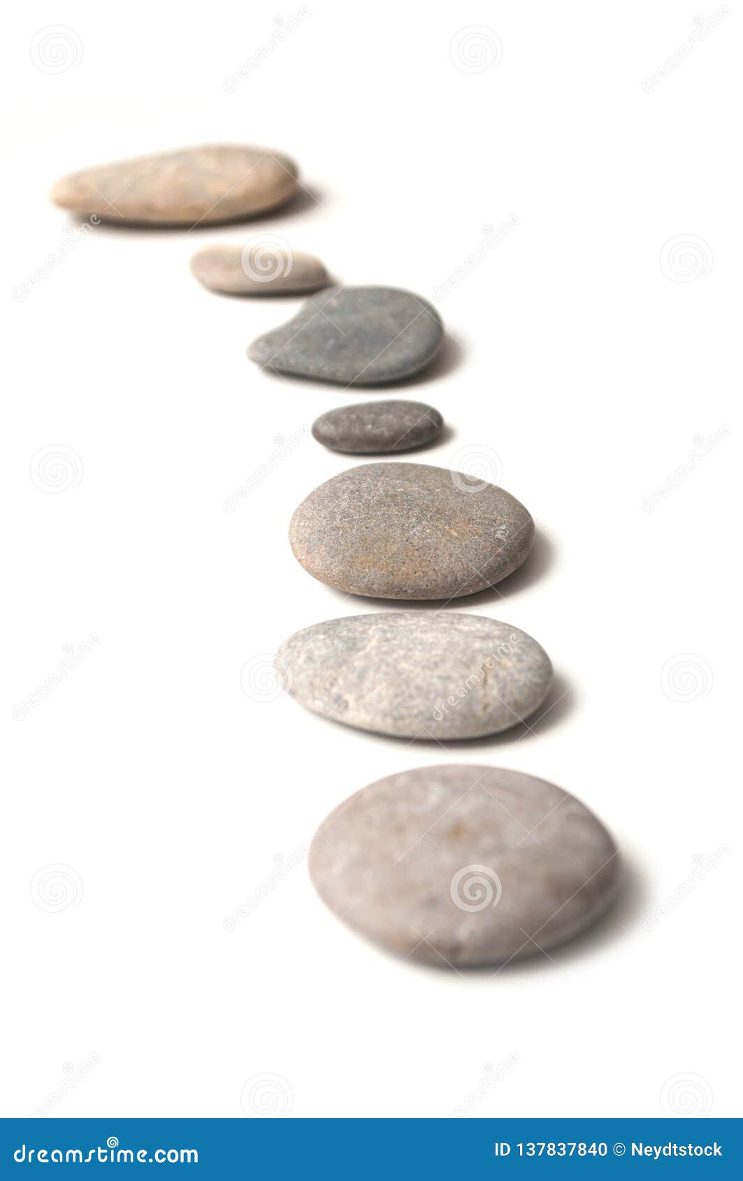 Stone Alignment on White Background Stock Photo - Image of group, rock ...