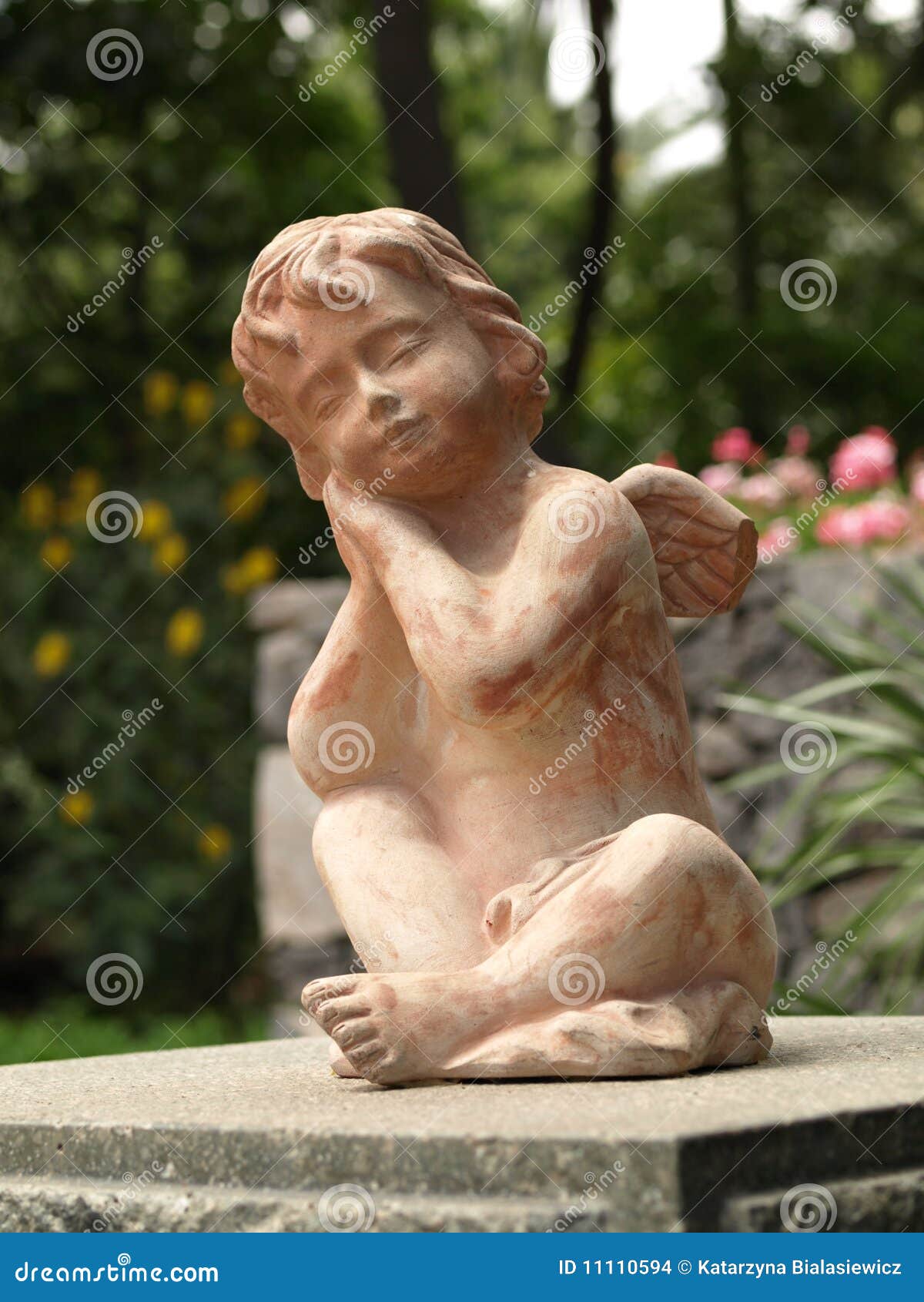 Stone angel stock photo. Image of death, closeup, wings - 11110594