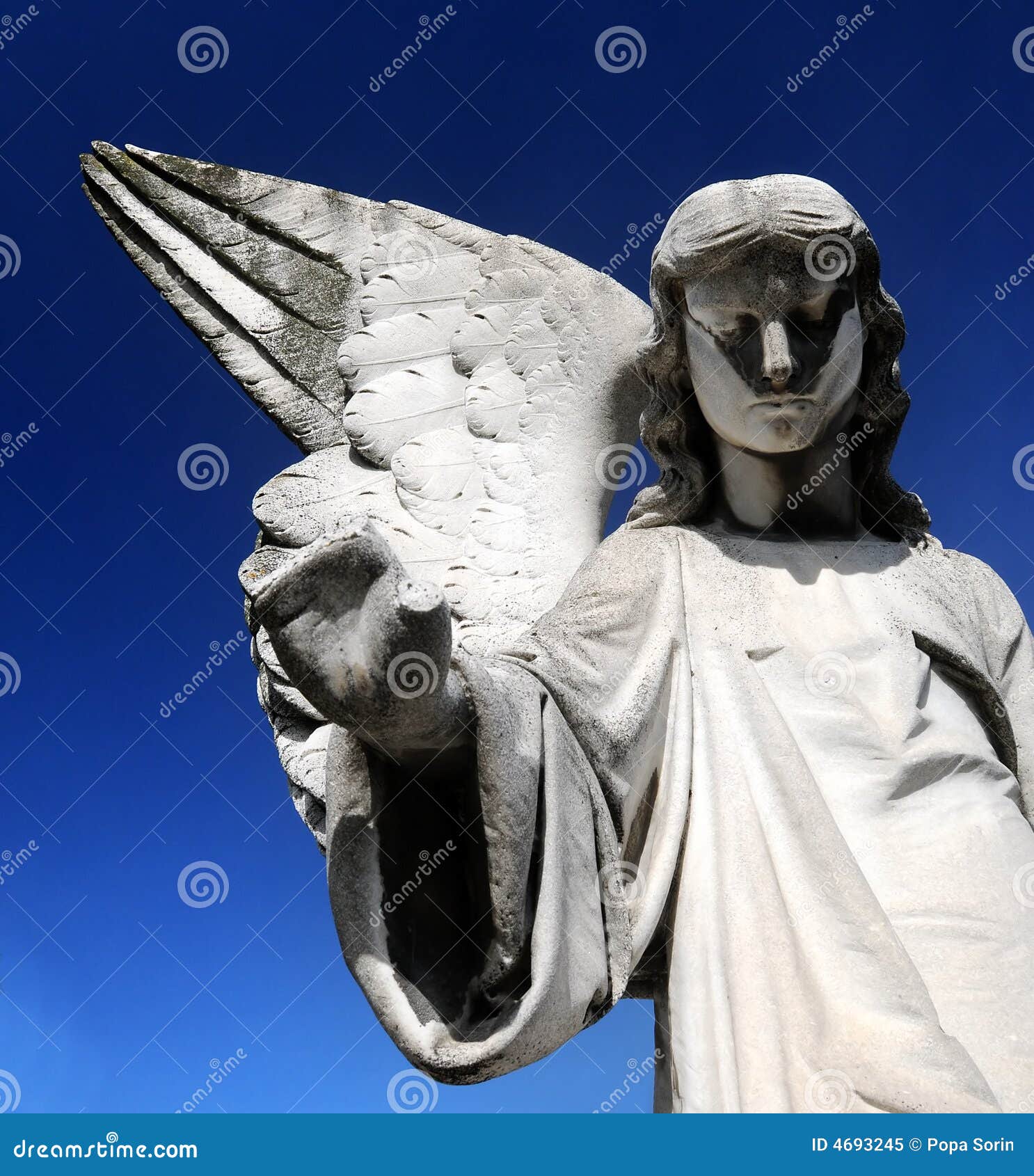 Stone Angel stock image. Image of faith, christianity - 4693245