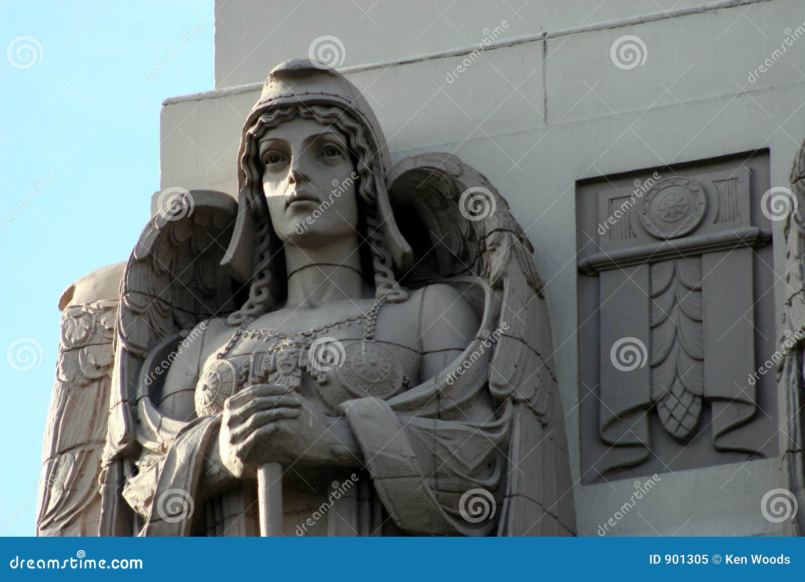 Stone angel #5 stock image. Image of granite, saints, historic - 901305