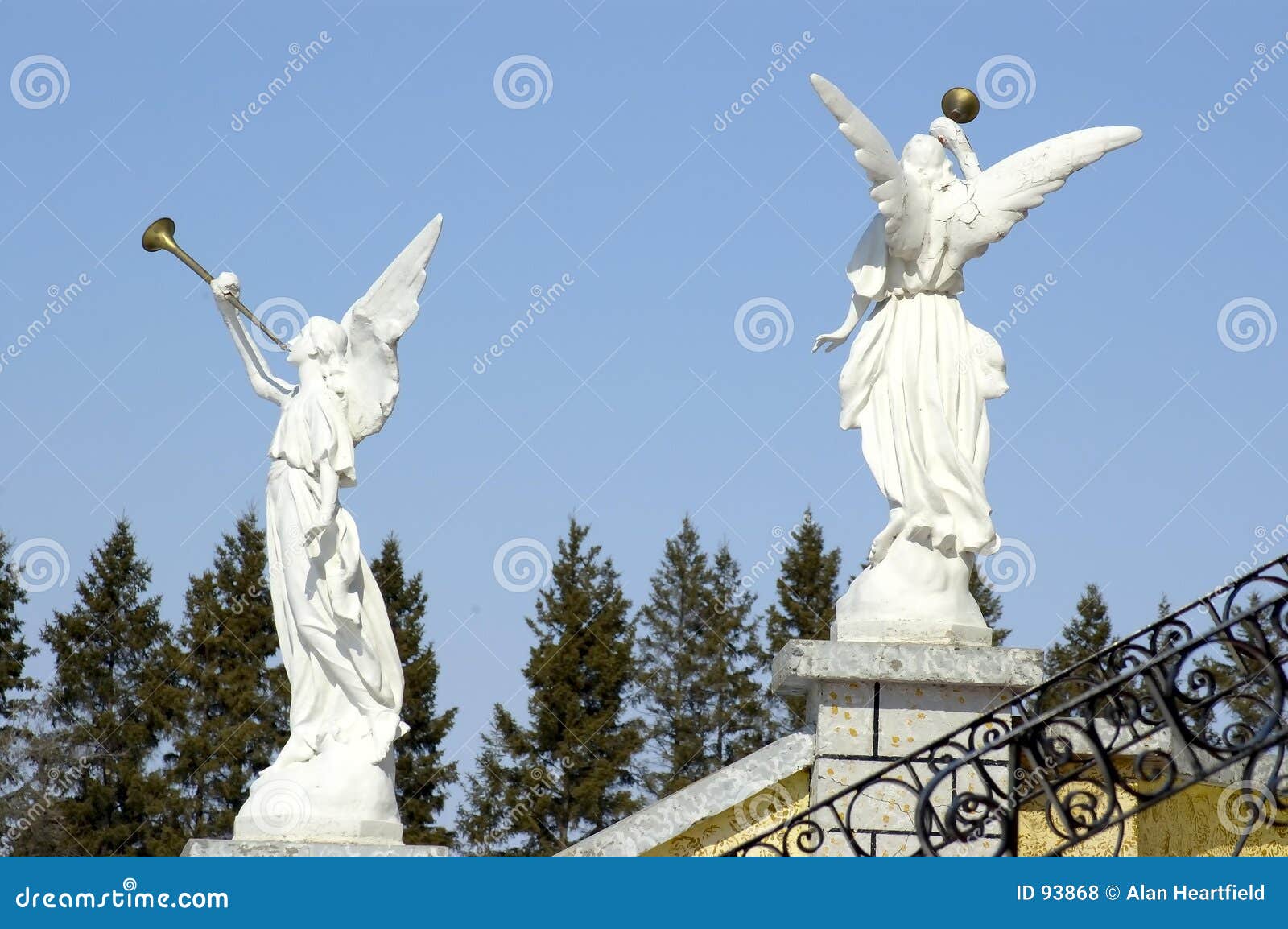 Stone Angels stock photo. Image of ukrainian, domes, cathedral - 93868