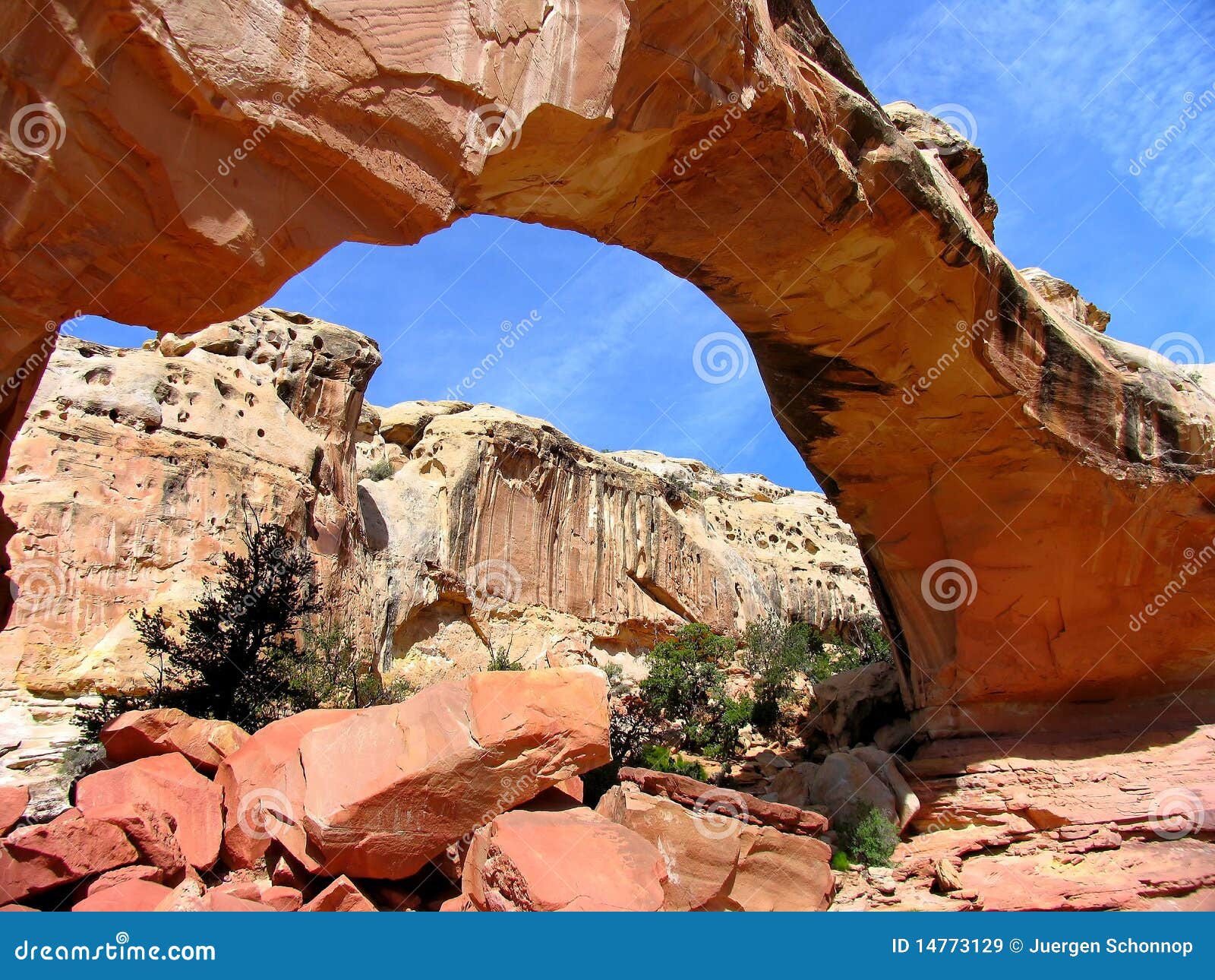 Stone Arch stock image. Image of reef, stone, park, sandstone - 14773129
