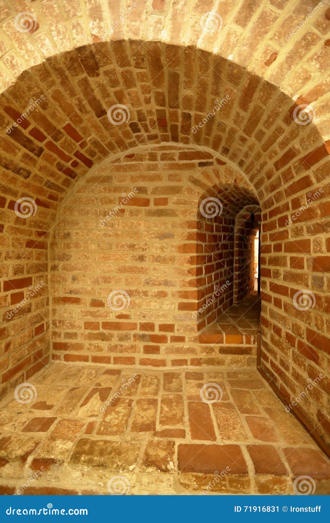 Stone Arch As an Element of the Interior Stock Image - Image of ...