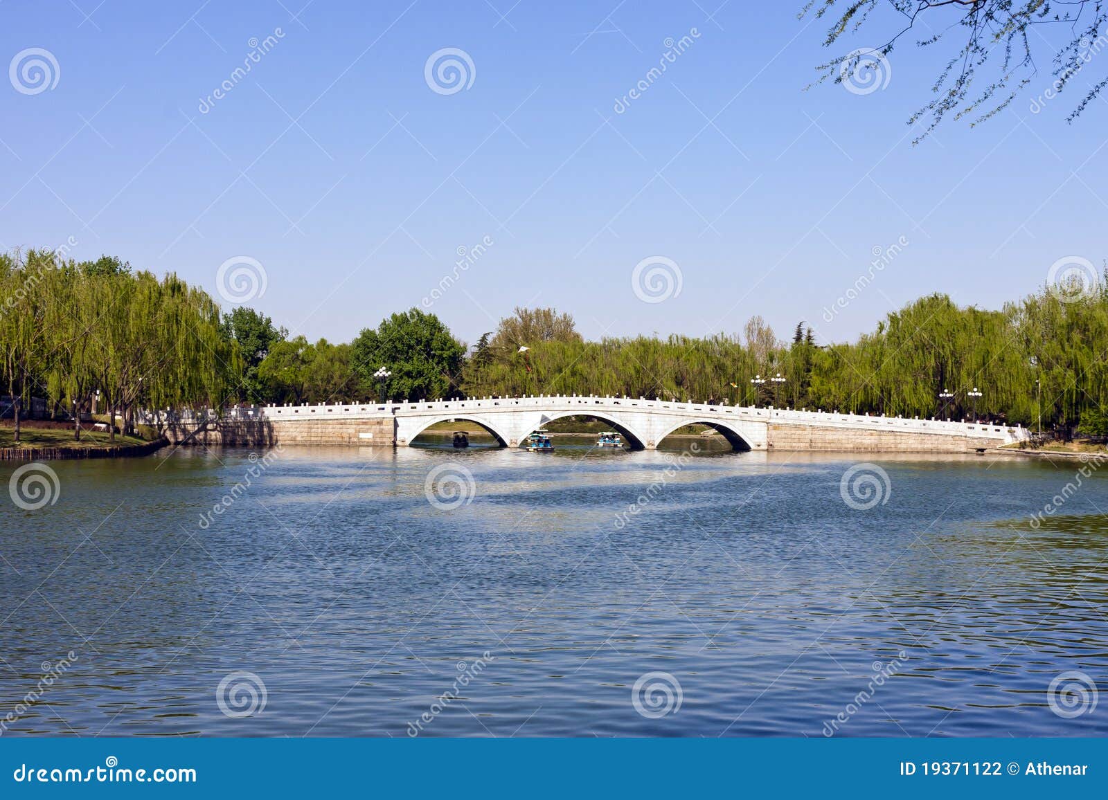 Stone Arch Bridge of Beijing, China Stock Photo - Image of pathway ...