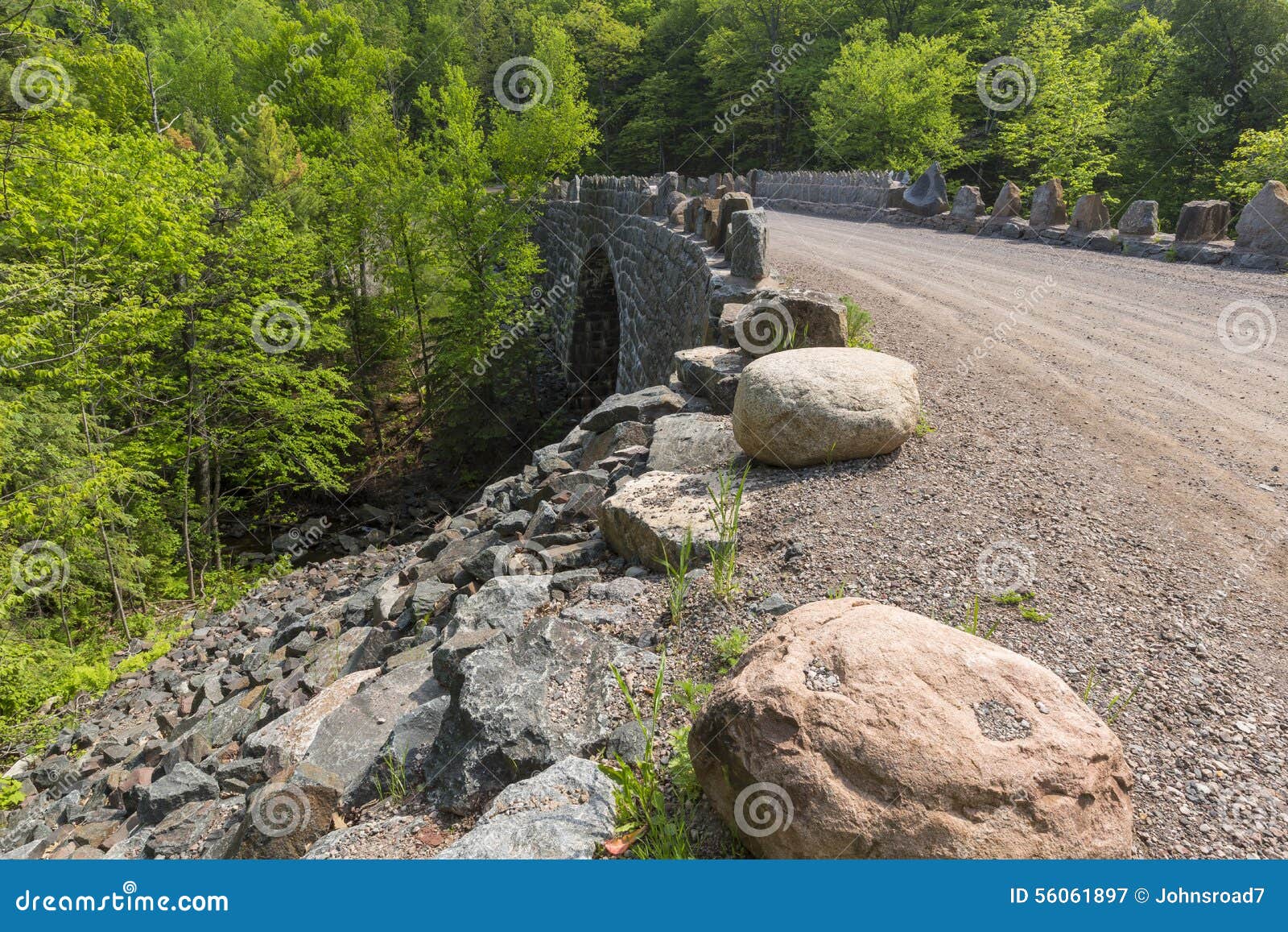 Stone Arch Bridge Road stock image. Image of stone, landscape - 56061897