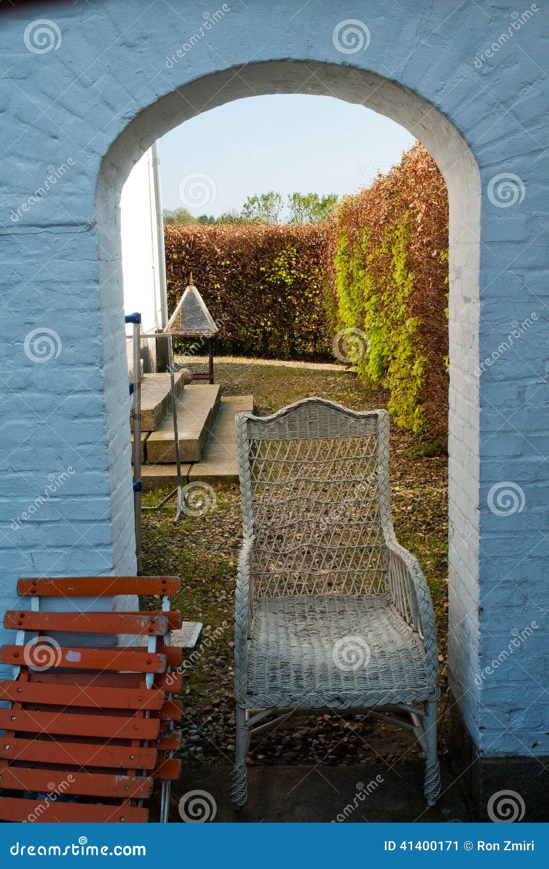 Stone arch gate stock image. Image of gateway, park, outdoor - 41400171