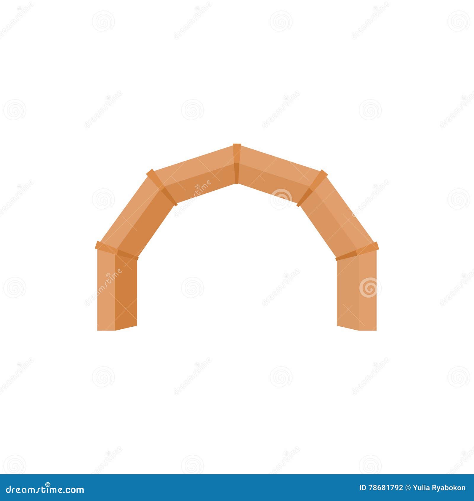 Stone Arch Icon, Cartoon Style Stock Vector - Illustration of horseshoe ...