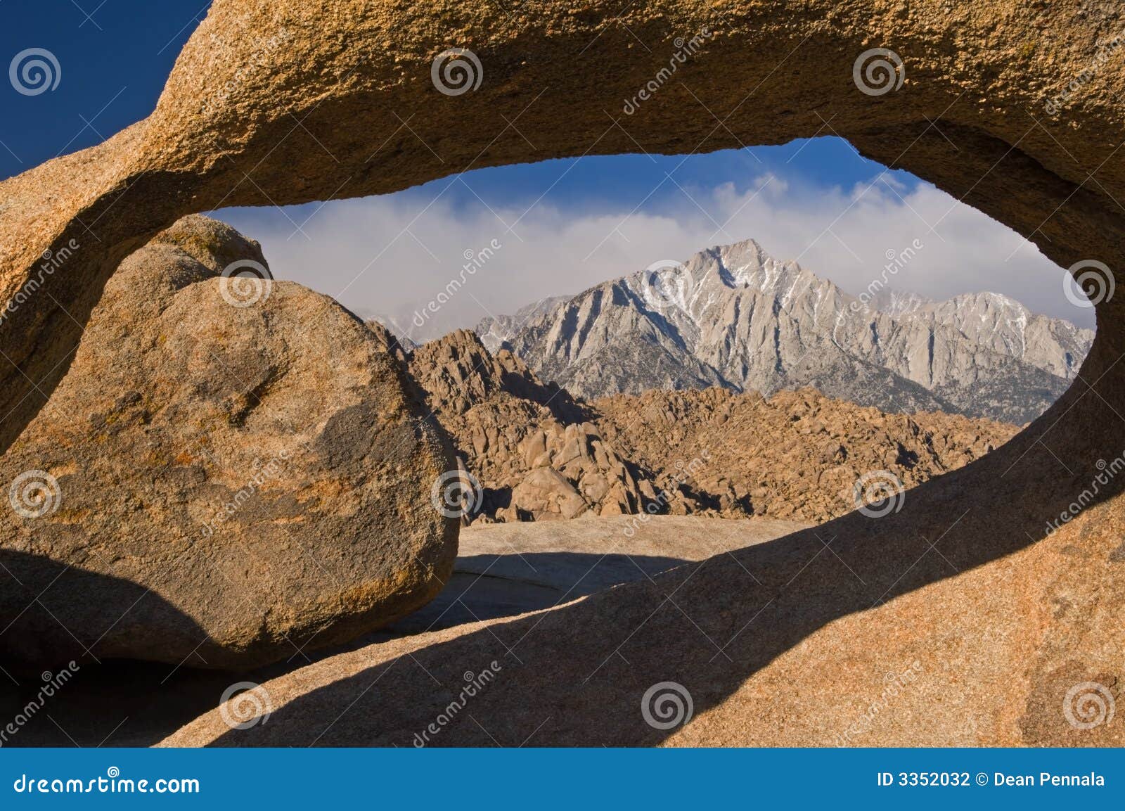 Stone Arch Sierra Nevada stock photo. Image of pine, mountains - 3352032