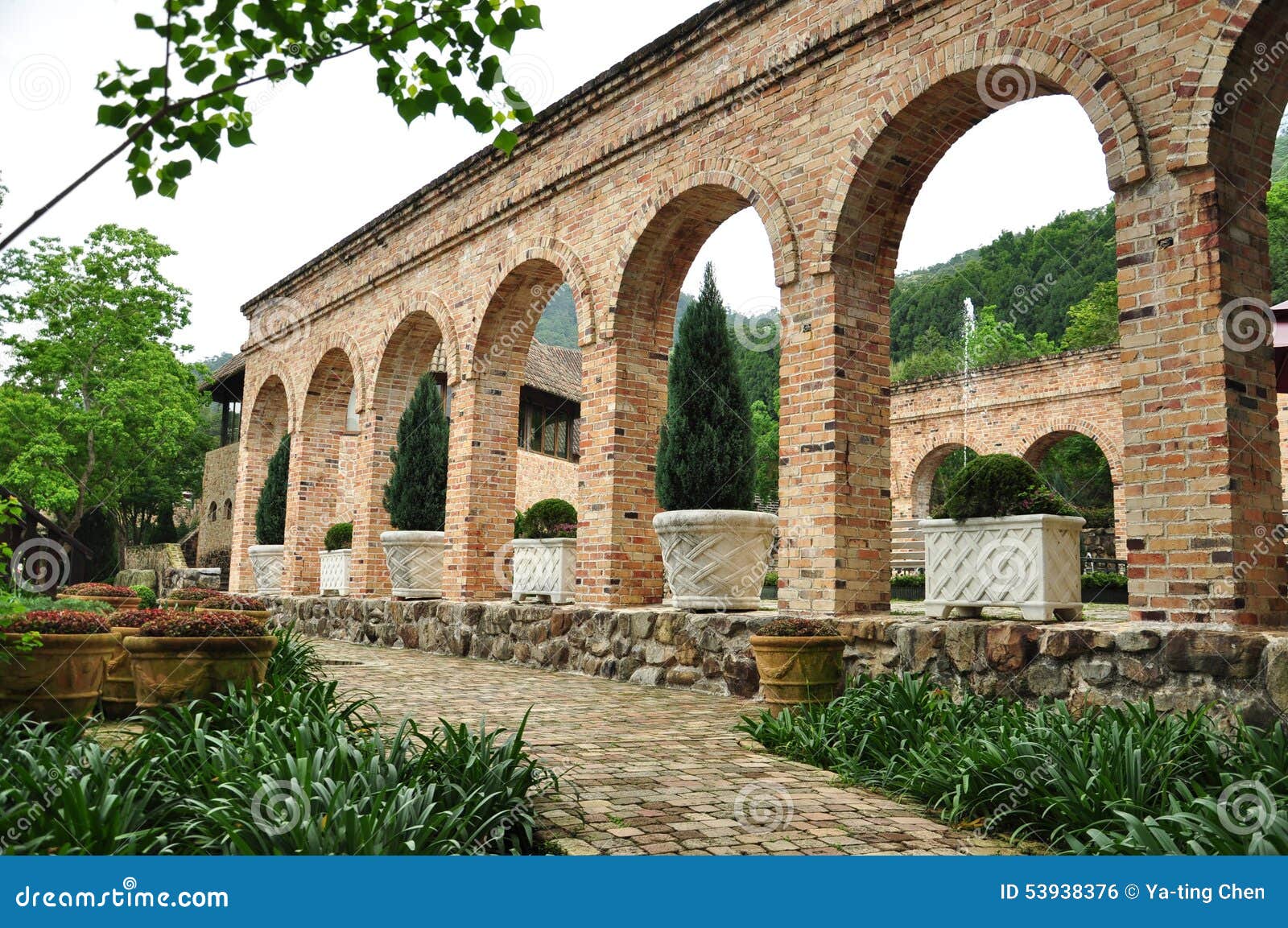 Stone arch and wall stock photo. Image of ovdat, architecture - 53938376