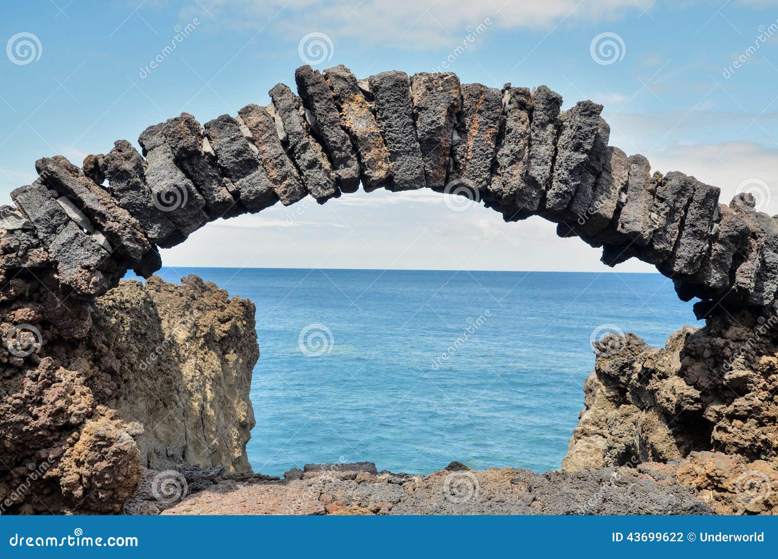 Stone Arch Window stock photo. Image of klippe, curve - 43699622