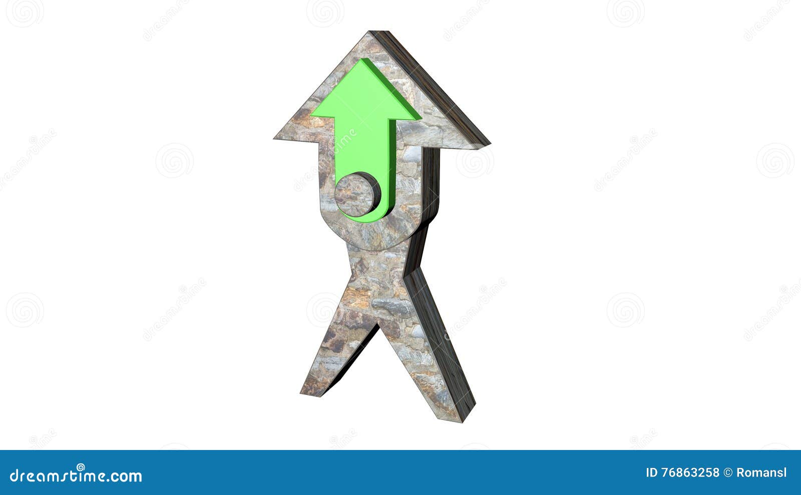 Stone Arrow Royalty-Free Stock Image | CartoonDealer.com #35994760