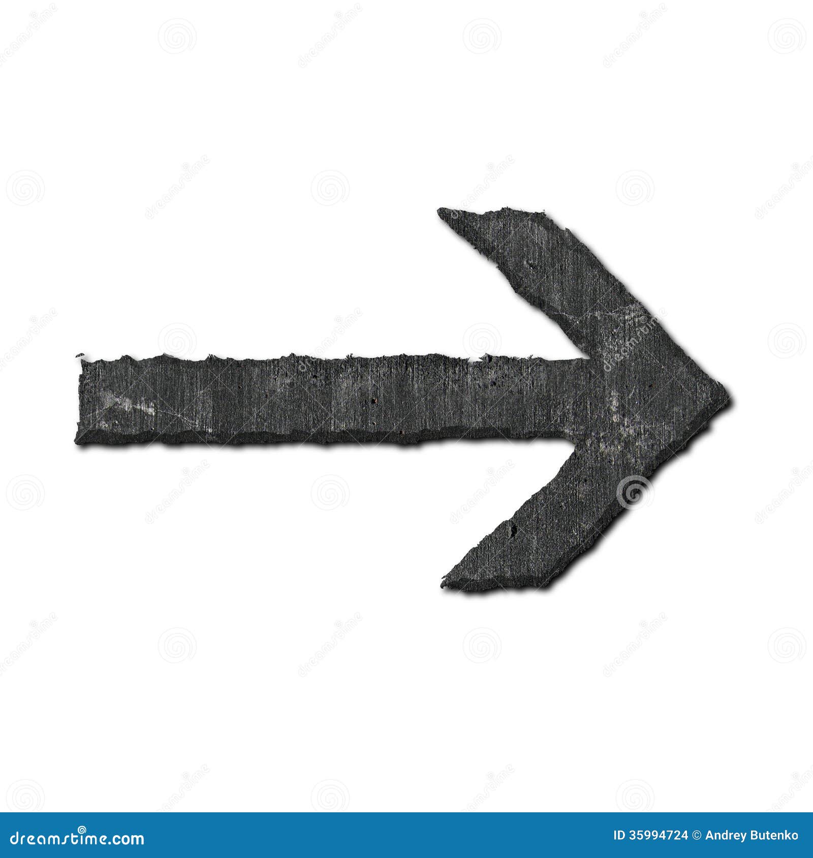 Stone arrow stock illustration. Illustration of granite - 35994724