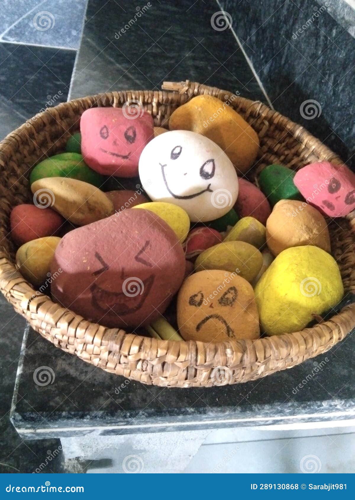 This is Stone Art. from Waste Material Decorations Stock Photo - Image ...