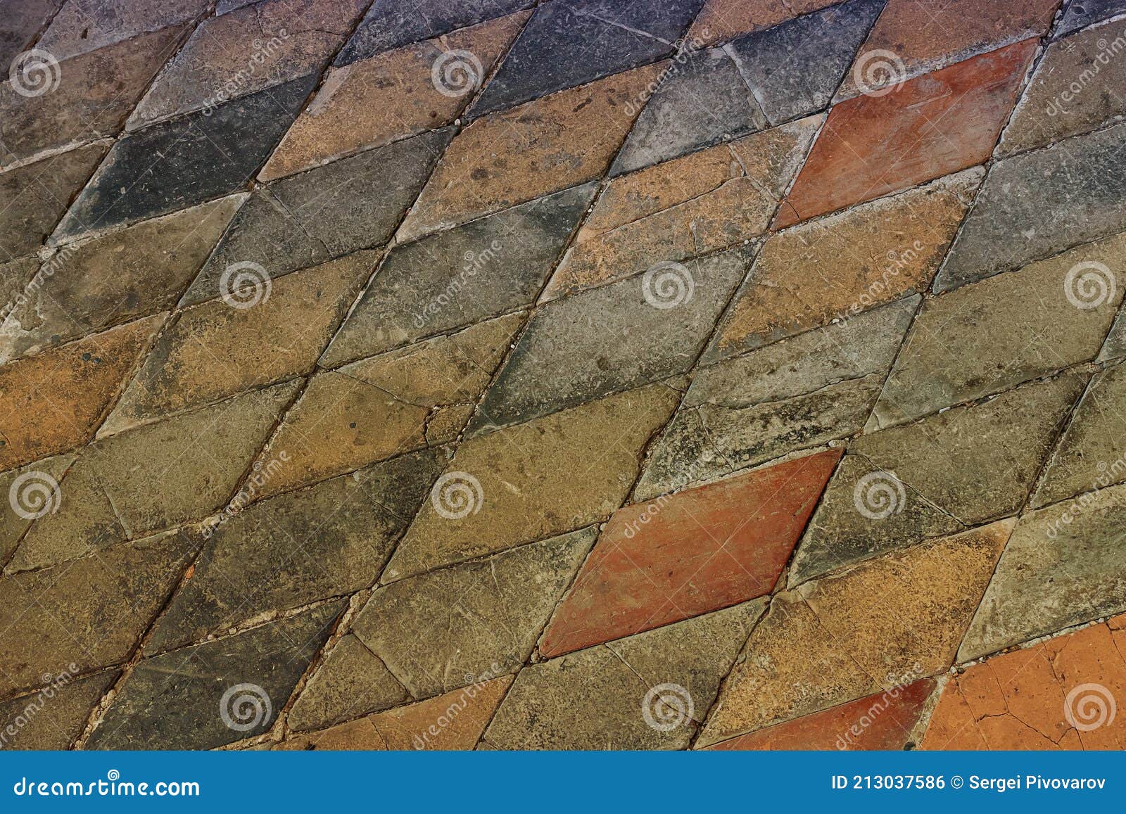 Stone Background Geometric Tiles Rhombus Pattern Base Stock Photo ...