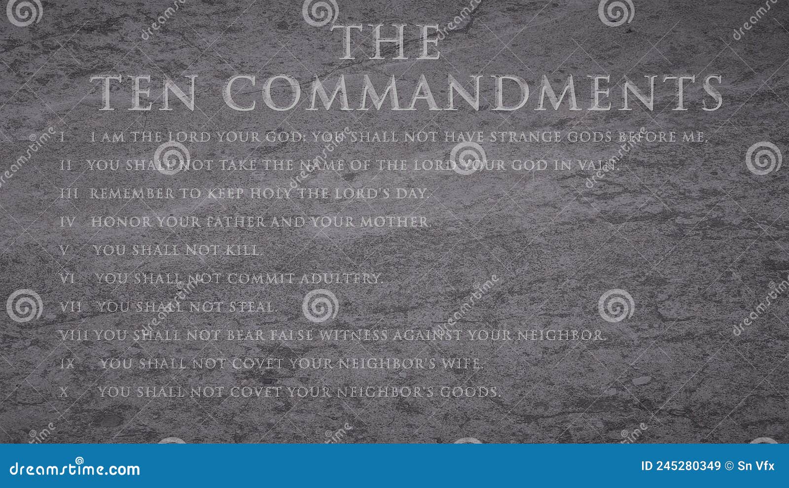 The Ten Commandments Biblical Principles Royalty-Free Stock Photography ...