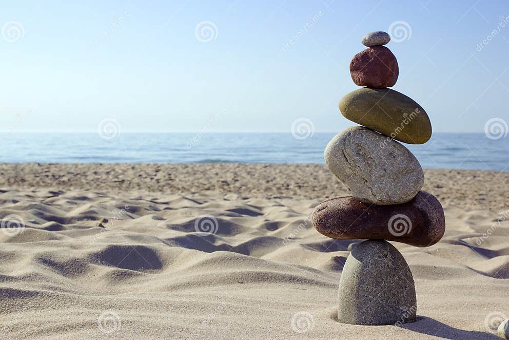 Stone balance stock image. Image of pebbles, massage - 31703013