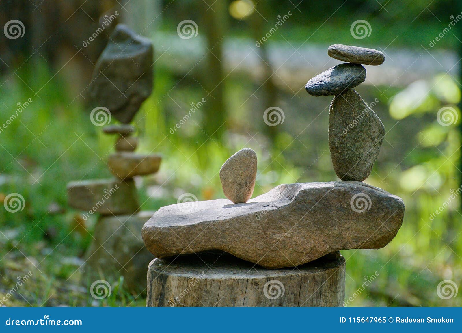Stone balancing stock image. Image of strength, rocks - 115647965