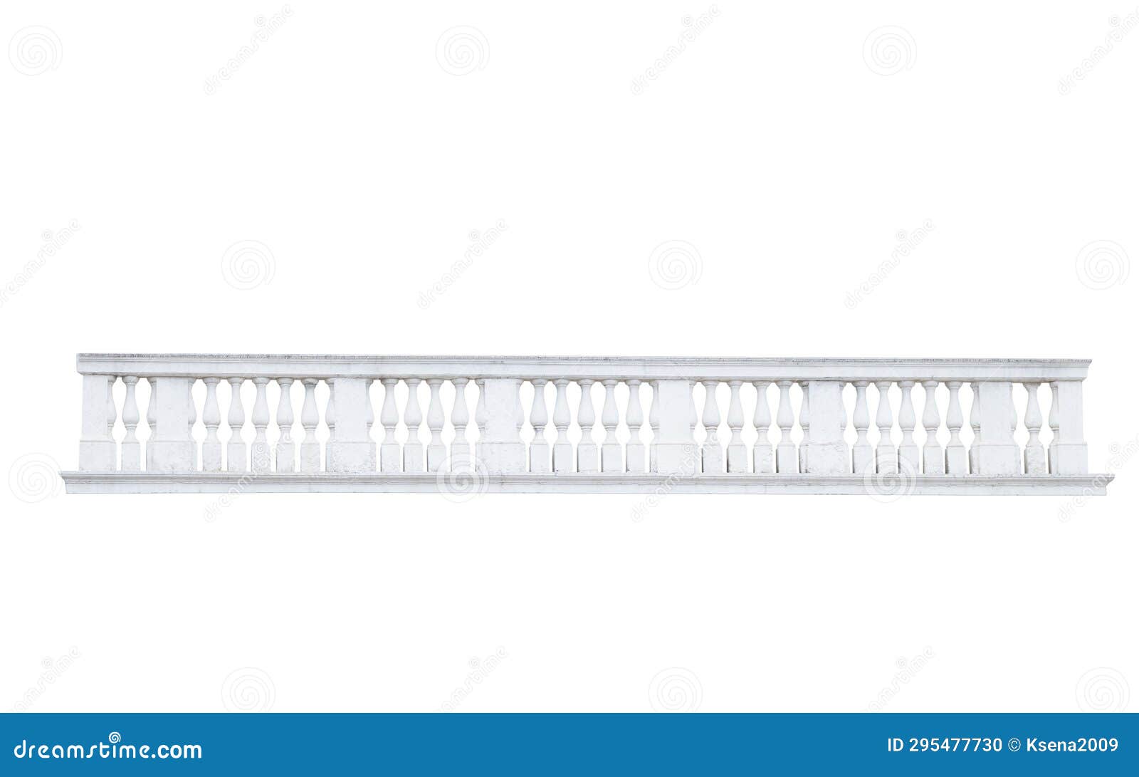 Stone Balcony Railing Isolated Stock Photo - Image of palace ...