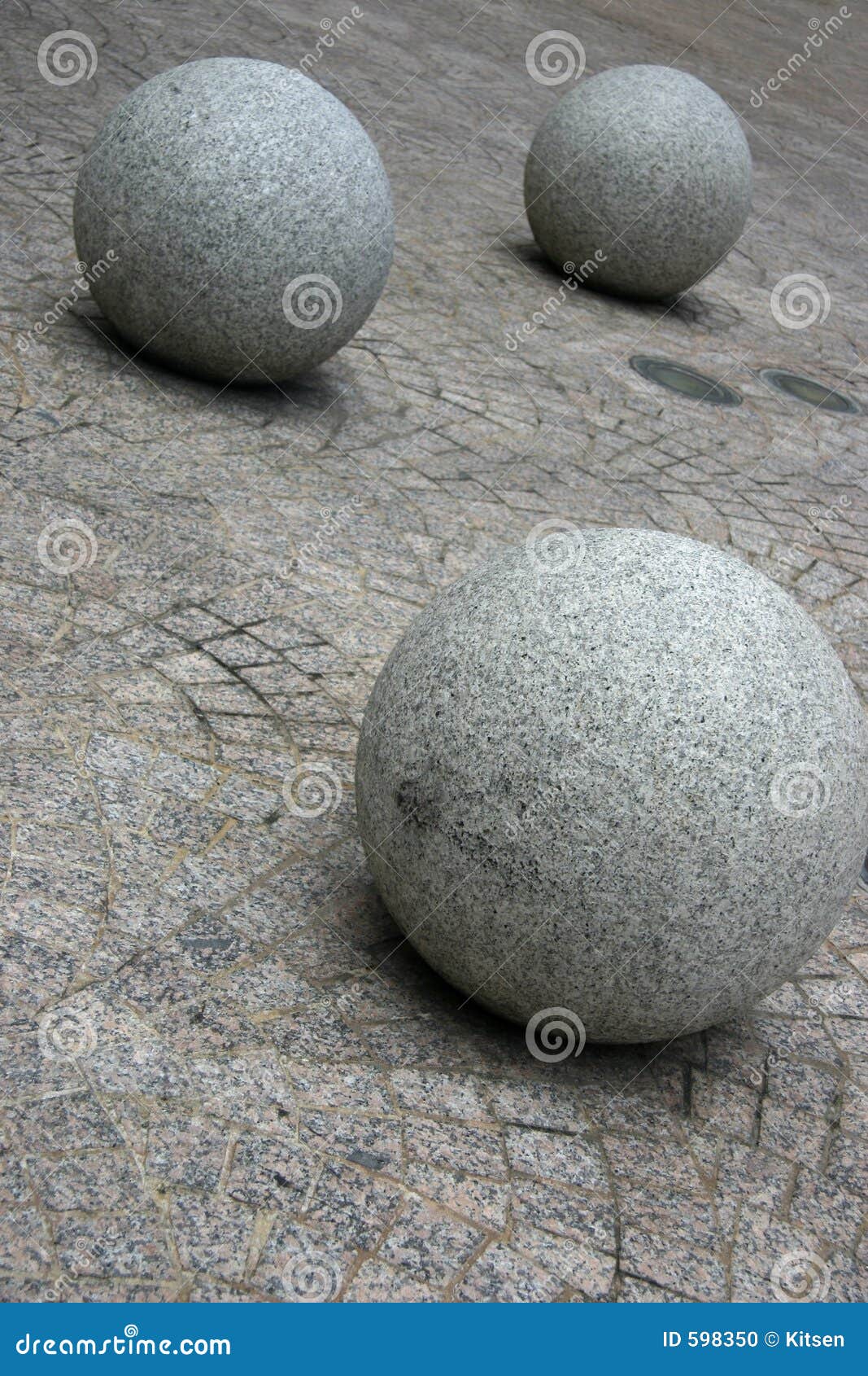Stone Balls stock photo. Image of walkway, circular, statement - 598350