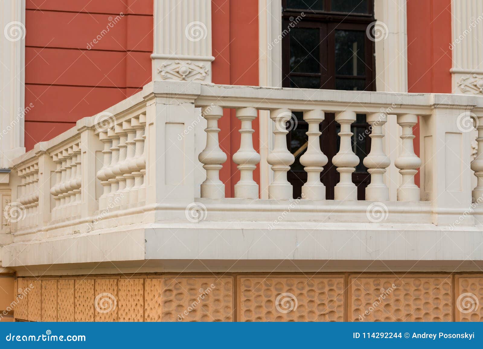 Stone Balusters on Balustrades Stock Photo - Image of banister, outdoor ...