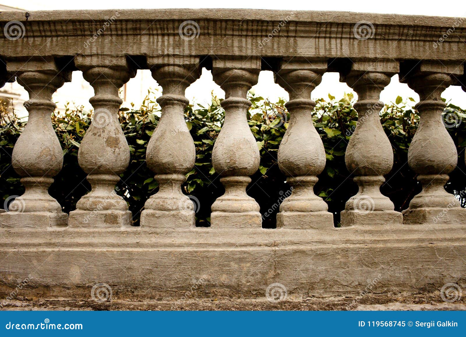 Stone balusters stock image. Image of design, architecture - 119568745