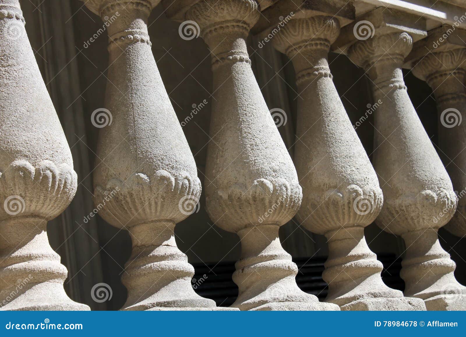 Stone balustrade stock photo. Image of grey, decor, baluster - 78984678