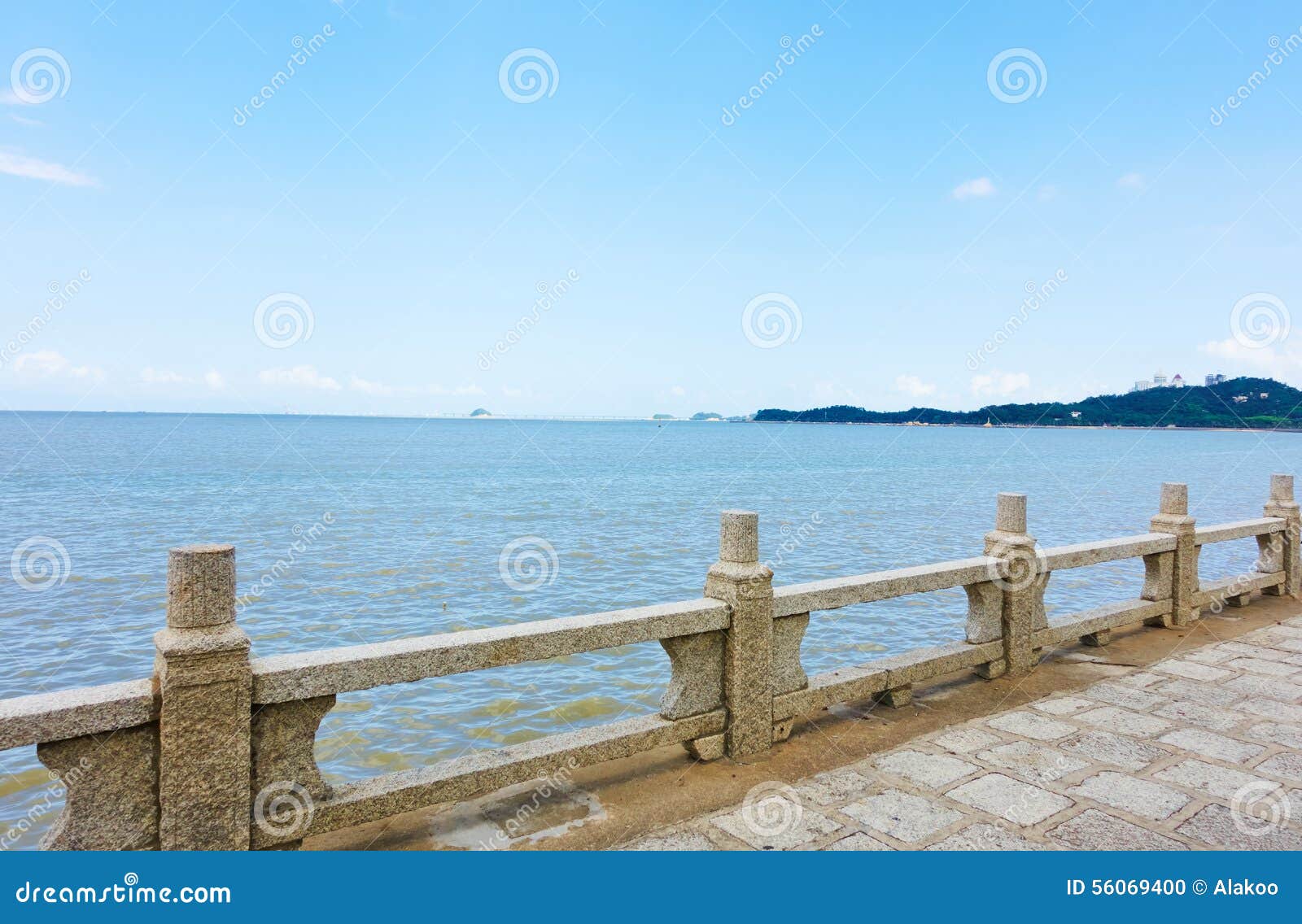 Beach Patio Seaside Terrace Sea View Stock Photo - Image of balustrade ...