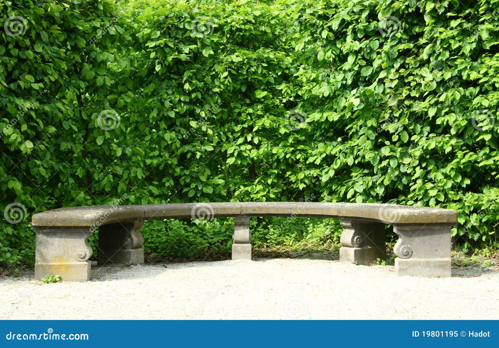 Stone Bank stock image. Image of garden, park, pause - 19801195