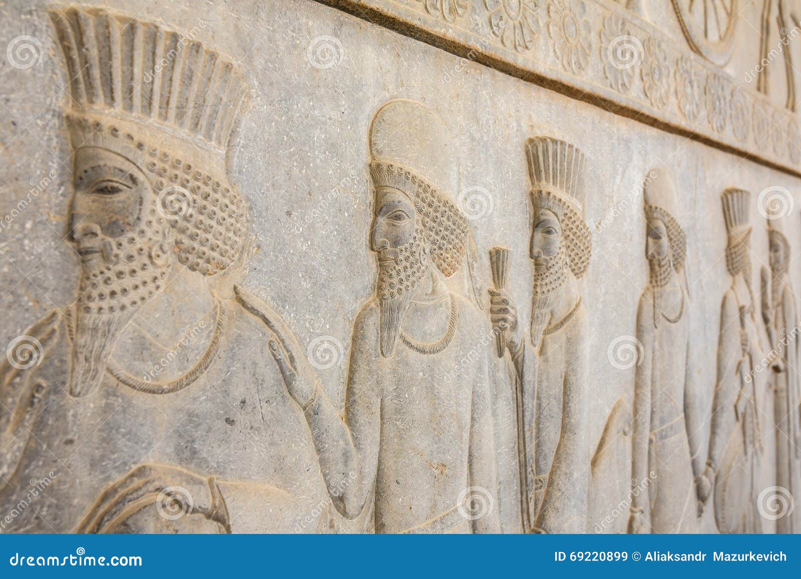Stone Bas-relief in Ancient City Persepolis Stock Image - Image of asia ...
