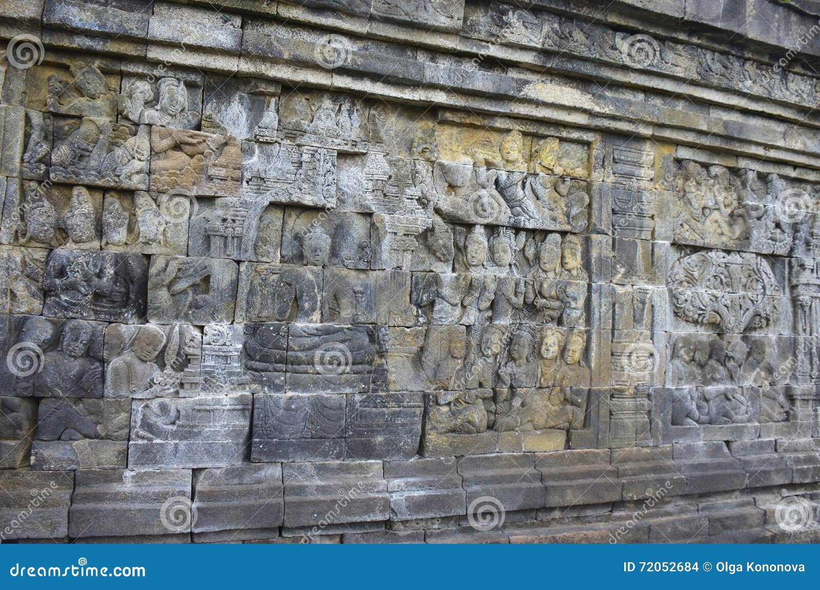 Stone Bas-relief Background Stock Photo - Image of classical, buddha ...