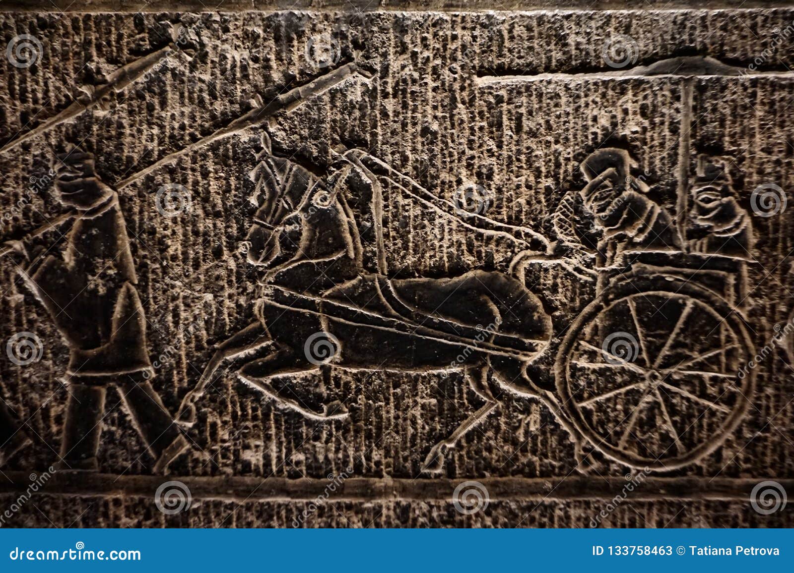 Stone Bas-relief Eastern Han Dynasty 1st-2 Century Stock Image - Image ...