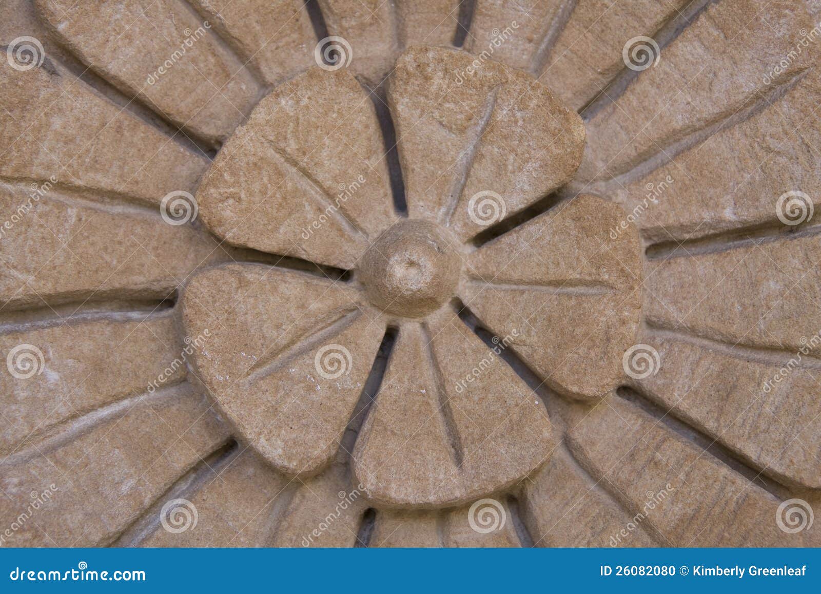 Stone Bas-Relief Flower stock photo. Image of relief - 26082080