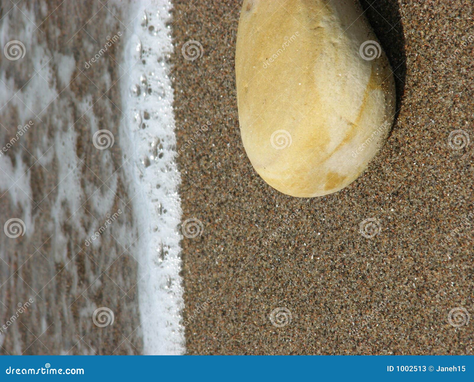 Stone on beach stock image. Image of rock, seaside, nature - 1002513