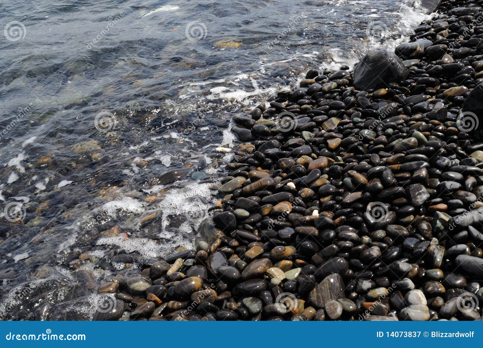 Stone beach stock image. Image of mineral, arrangement - 14073837
