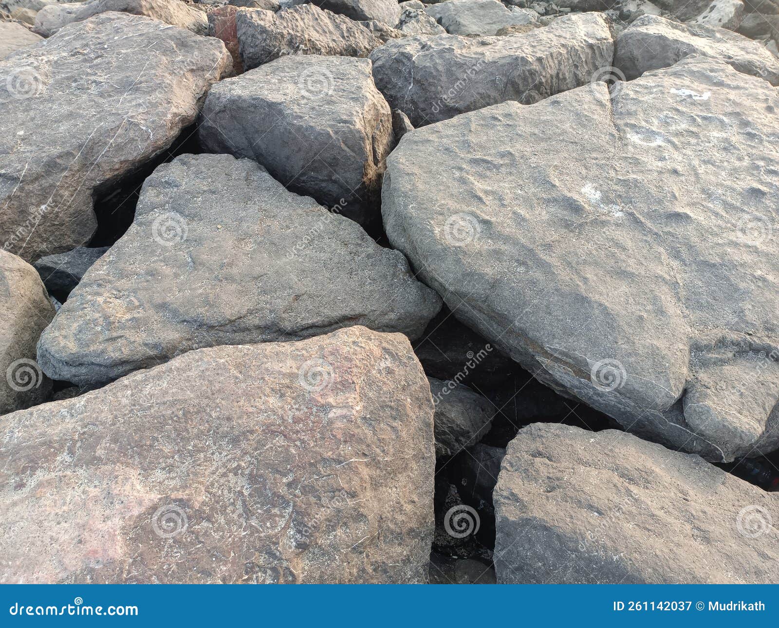 Stone in the Beach, Goa Beach Side Stock Image - Image of cobblestone ...