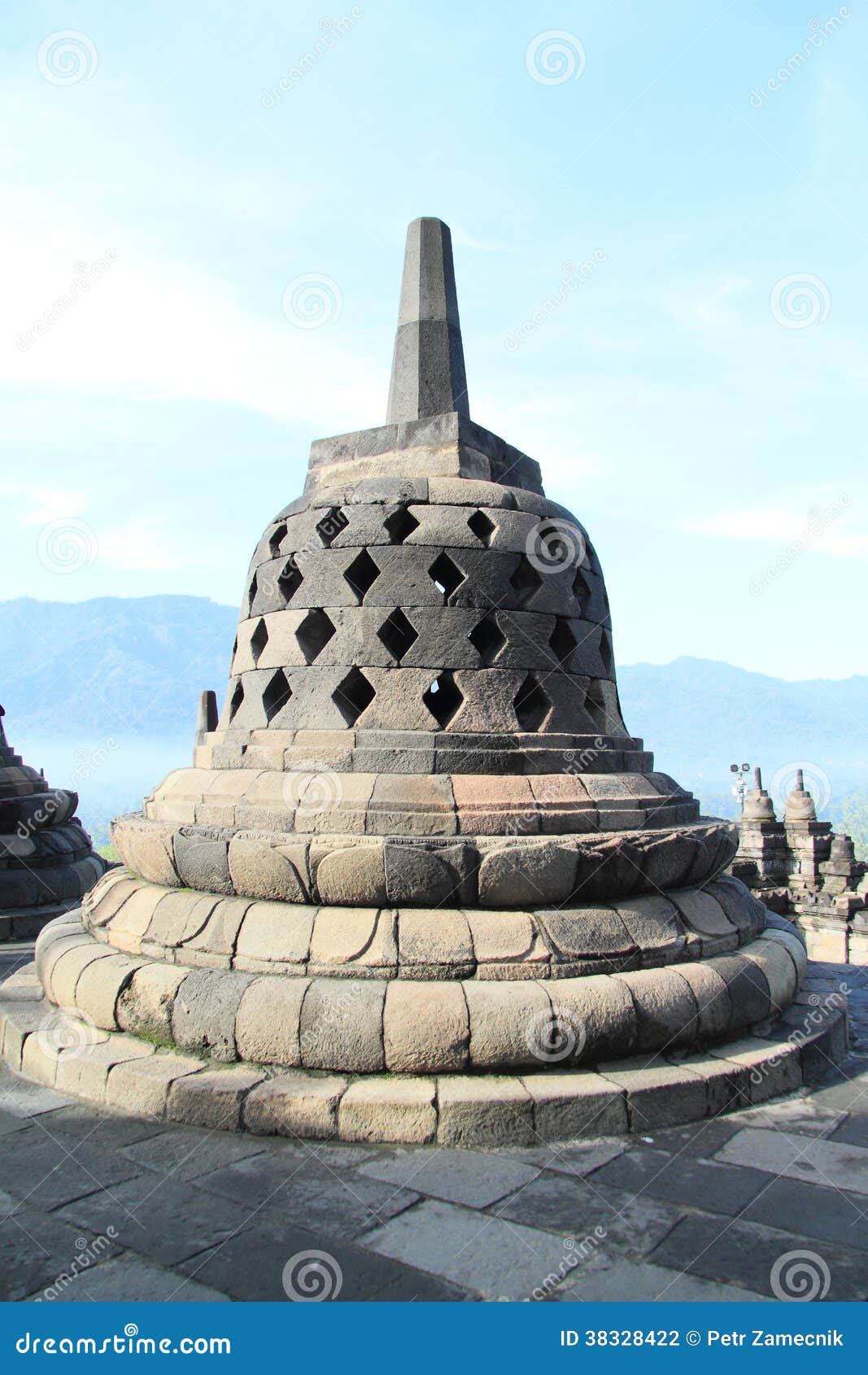 Stone bell on Borobudur stock photo. Image of stone, historical - 38328422